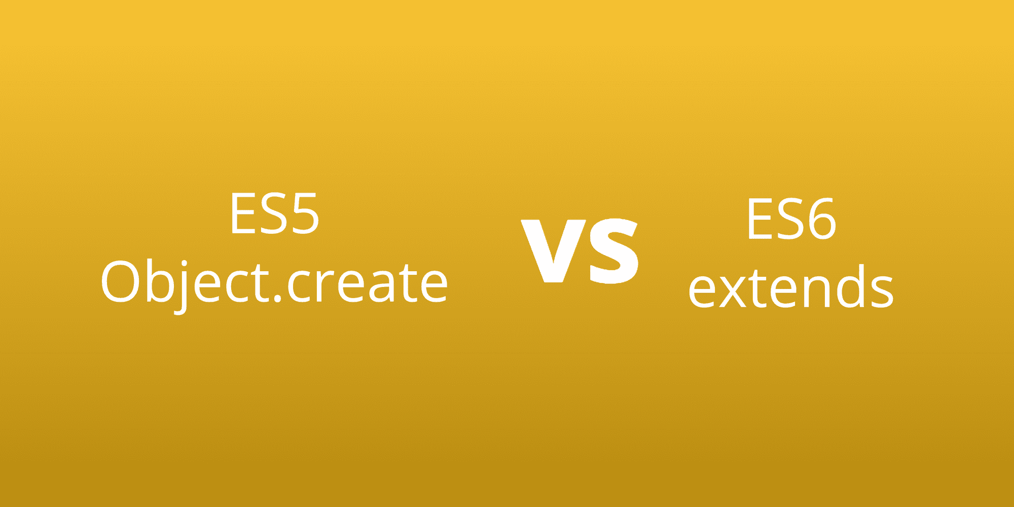 Inheritance by ES6 extends vs ES5 Object.create